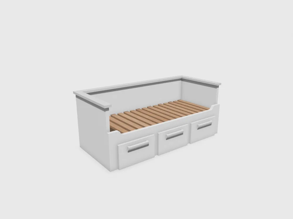 Miniature IKEA Hemnes by s0hm MakerWorld: Download Free 3D Models