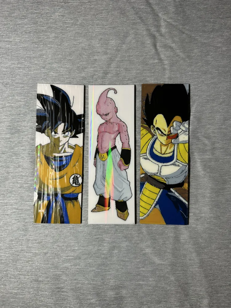 Vegeta Bookmark - Flatforge - Free 3D Print Model - MakerWorld