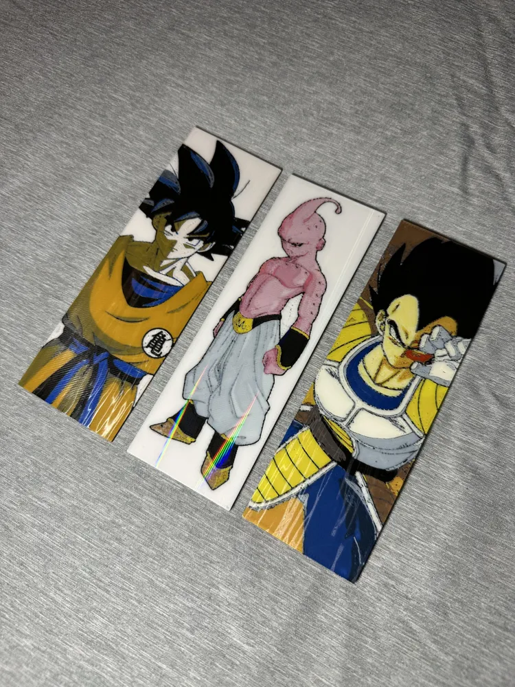 Vegeta Bookmark - Flatforge - Free 3D Print Model - MakerWorld