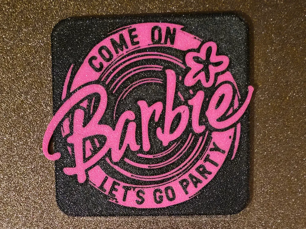 Barbie Coaster by neilault - MakerWorld
