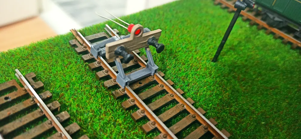 HO scale 1/87 buffer stop - Free 3D Print Model - MakerWorld