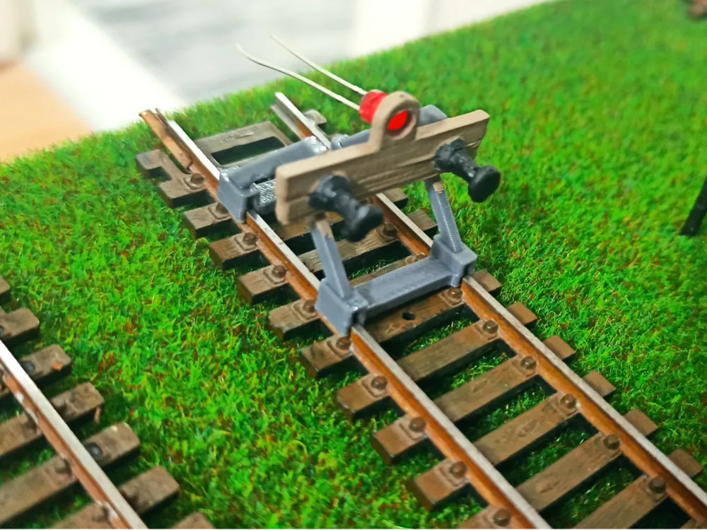 HO scale 1/87 buffer stop - Free 3D Print Model - MakerWorld