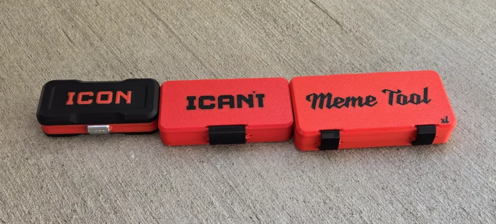 Meme Tool Box XL - Free 3D Print Model - MakerWorld
