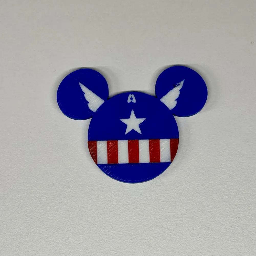 Marvel Mickey Head Magnets - Free 3D Print Model - MakerWorld