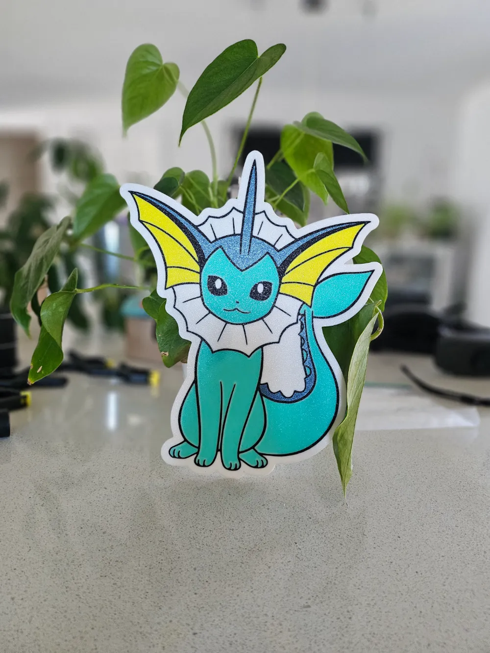 Vaporeon Fan Art logo by Tommy Gun - MakerWorld