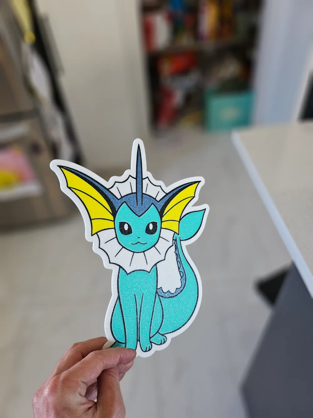 Vaporeon Fan Art logo by Tommy Gun - MakerWorld