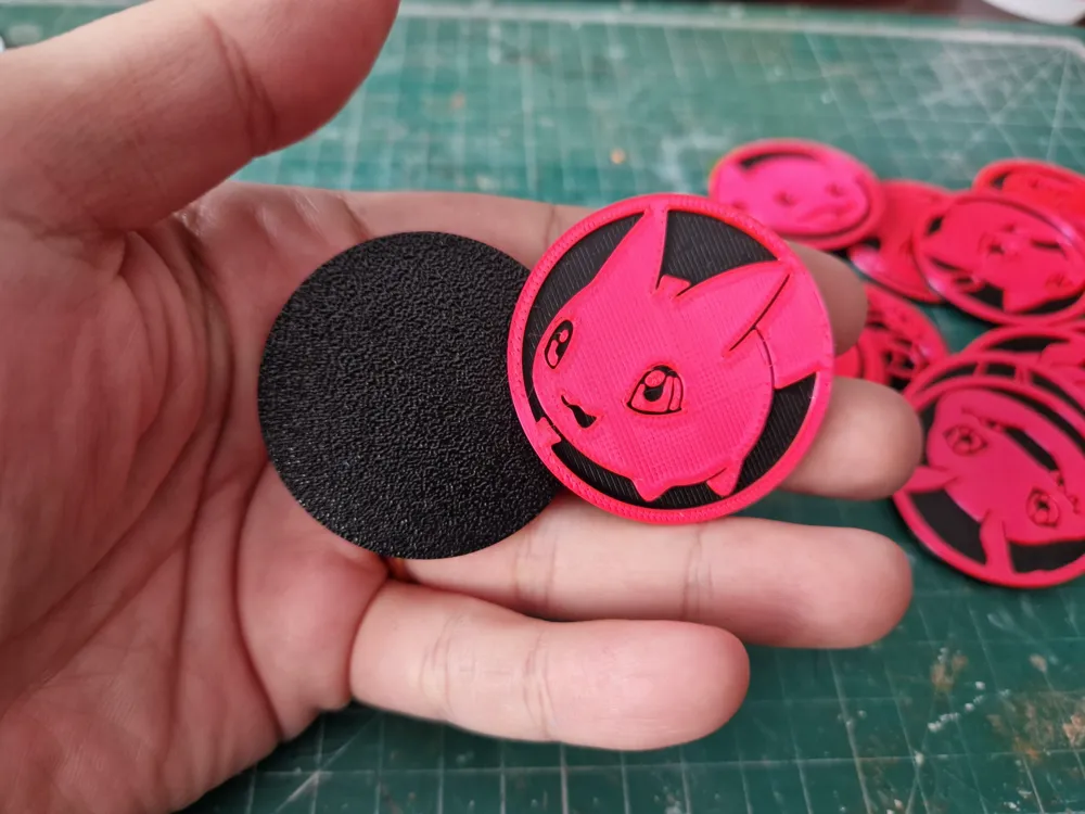 Viximon Digimon coin by Kryator MakerWorld: Download Free 3D Models