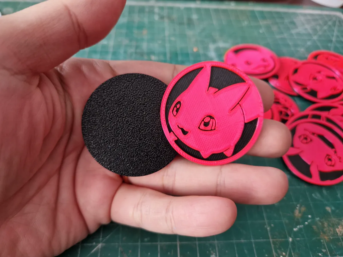 Viximon Digimon coin - Free 3D Print Model - MakerWorld