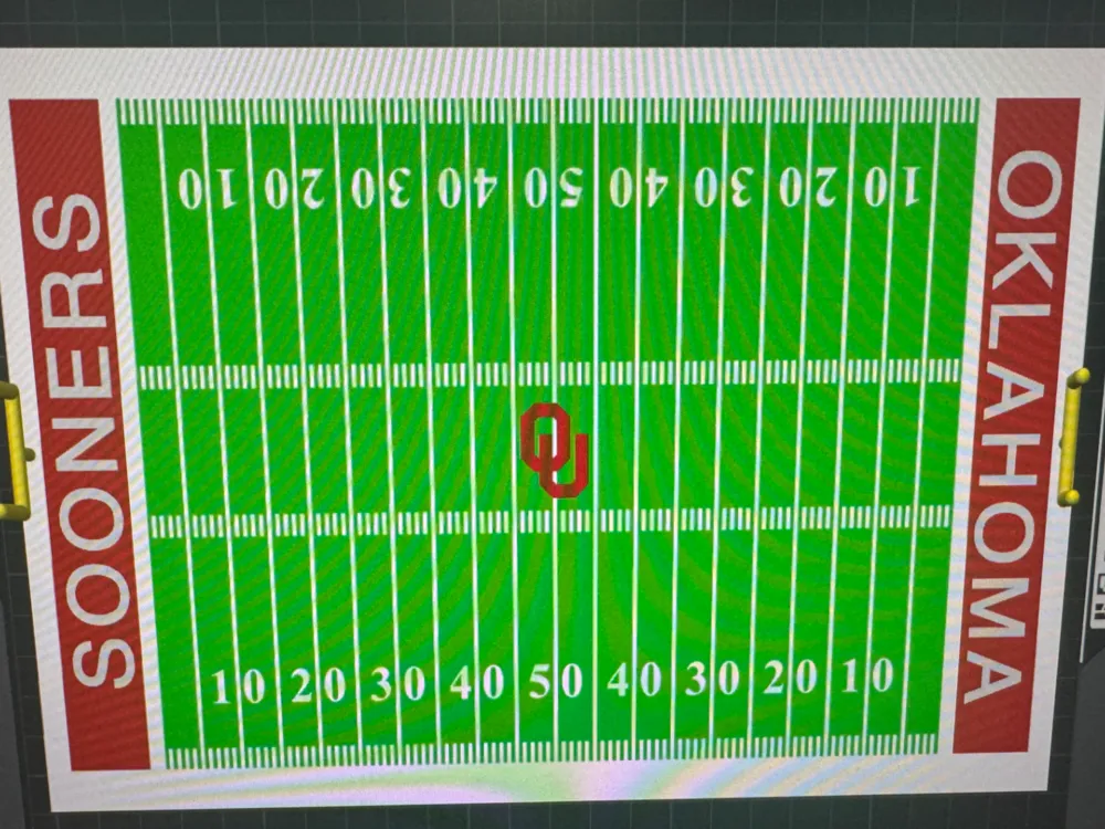 OU Sooners Football Field - Free 3D Print Model - MakerWorld