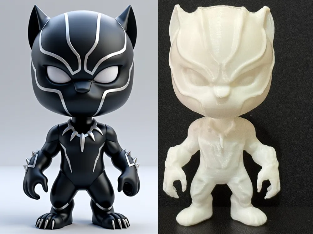 Black Panther 3DChibi by Shellhead Labs MakerWorld: Download Free 3D Models