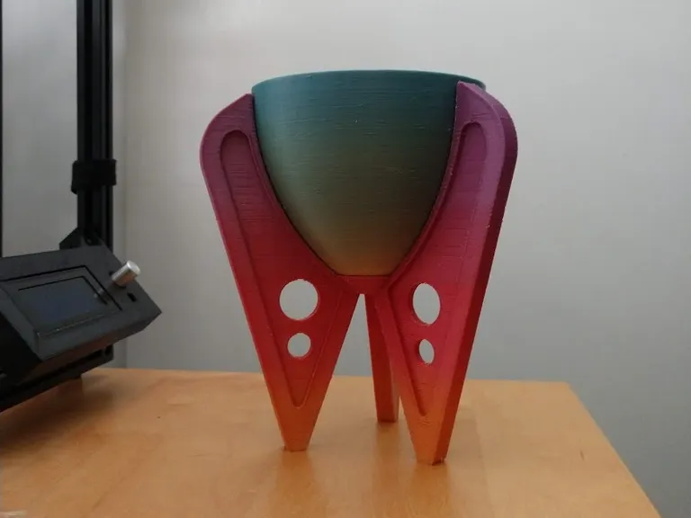 Fallout 4 inspired Raygun Gothic Planter / Pot by vfalendysh MakerWorld ...