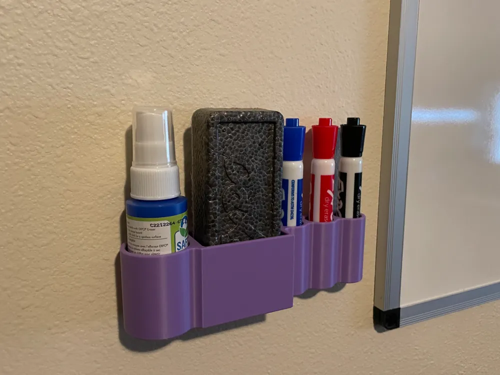 Dry Erase Maker Holder - 3 markers by trevorhise - MakerWorld