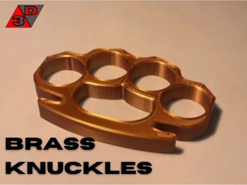 Brass Knuckles by 3rd Dimension MakerWorld: Download Free 3D Models