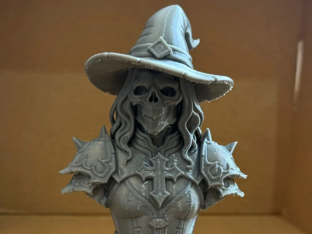 Undead Witch Bust – Gothic Horror Statue by Dafka MakerWorld: Download ...
