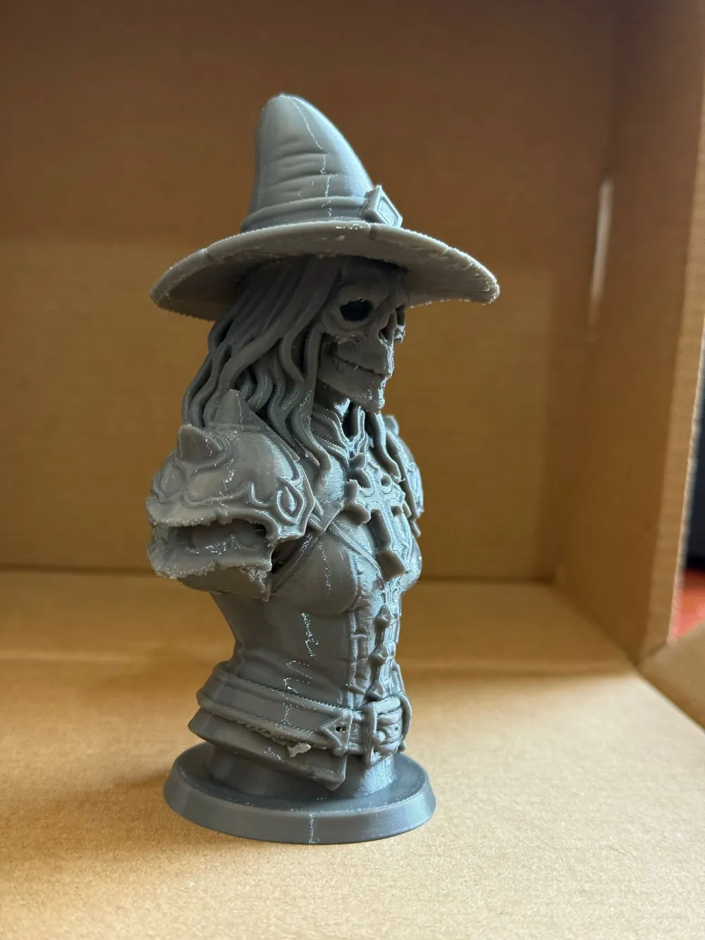 Undead Witch Bust – Gothic Horror Statue by Dafka MakerWorld: Download ...