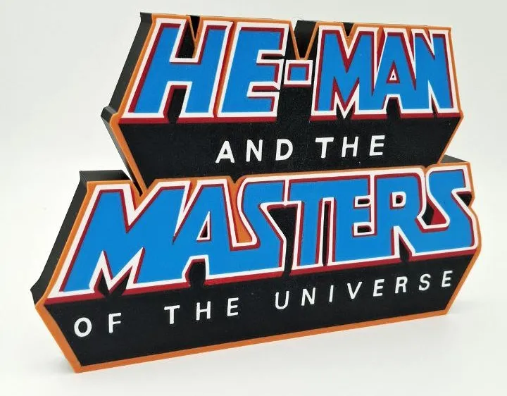 Logo He-man and the masters of the universe - Free 3D Print Model ...