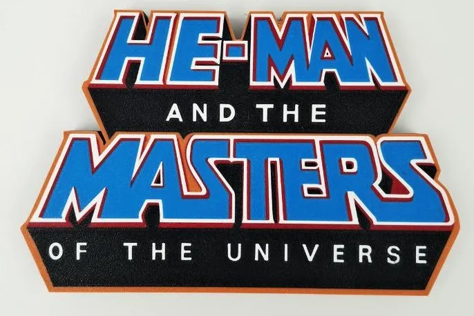 Logo He-man and the masters of the universe - Free 3D Print Model ...