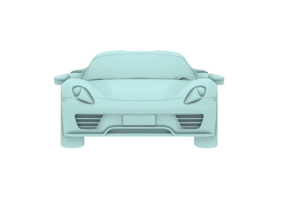 Porsche 918 – Tooned Stylized Version (Chibi Car) by George3D ...