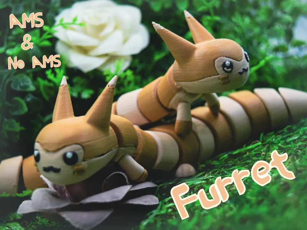 Wobble Furret by SoldatFrozer MakerWorld: Download Free 3D Models