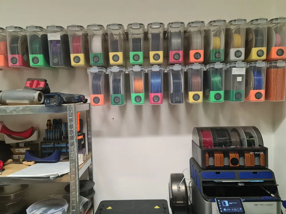 5 units per print bed, muesli box, dry food container - Free 3D Print ...
