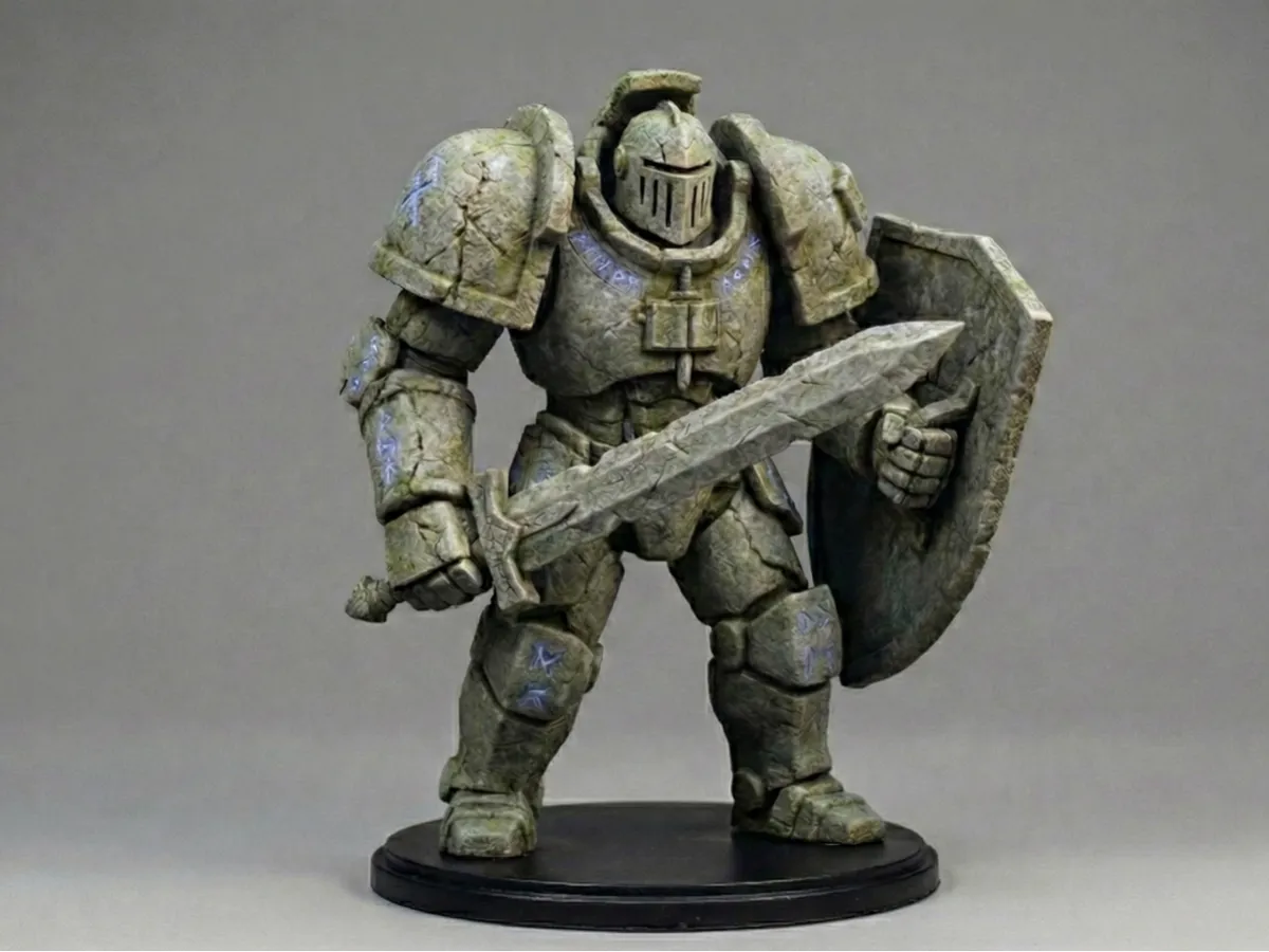 Stone Guardian Miniature (Pre-Supported) DnD - Free 3D Print Model ...