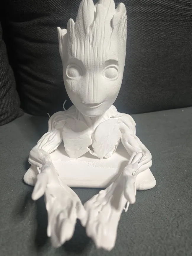 Marvel Groot Phone Stand - Free 3D Print Model - MakerWorld