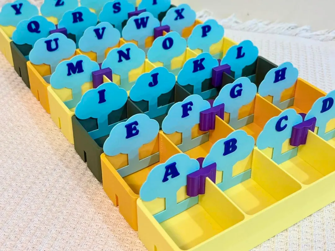 Modular Booth Organizer for chunky letters,Keycaps - Free 3D Print ...