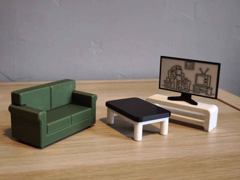 Blank Man Set – Lounge Pack - Free 3D Print Model - MakerWorld