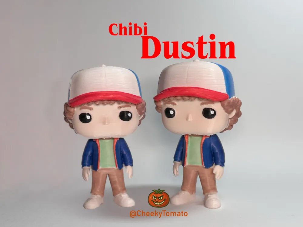 Chibi Dustin Henderson – Stranger Things DeskBuddy by CheekyTomato MakerWorld: Download Free 3D ...
