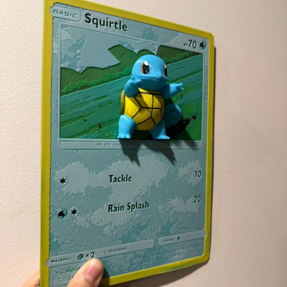 Oversized Squirtle Pokemon Card Hueforge Hybrid Remixed By oversized-squirtle-pokemon-card-hueforge-hybrid-remixed-by