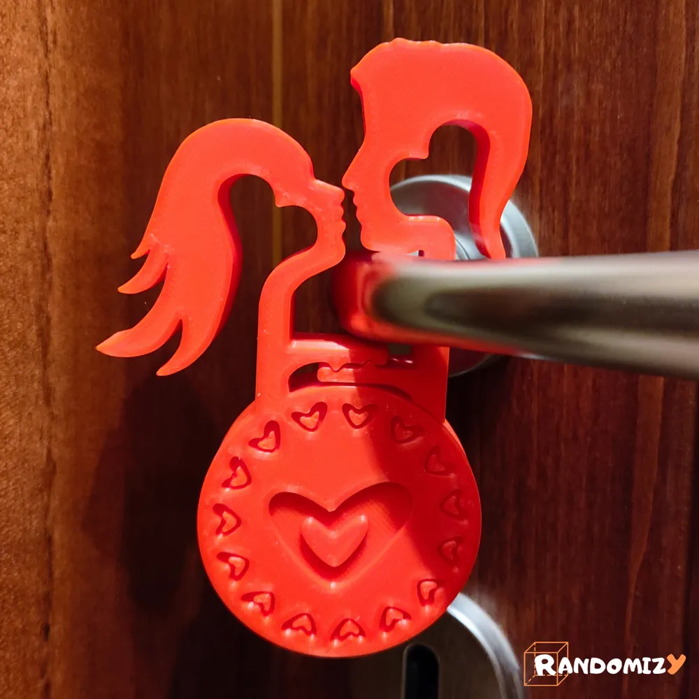 Valentine's Spinning Lock by Randomizy - MakerWorld