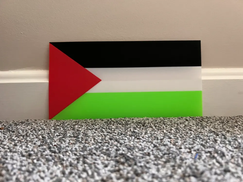 World Flags - Palestine LED Lamp by BeeTee 3D - MakerWorld