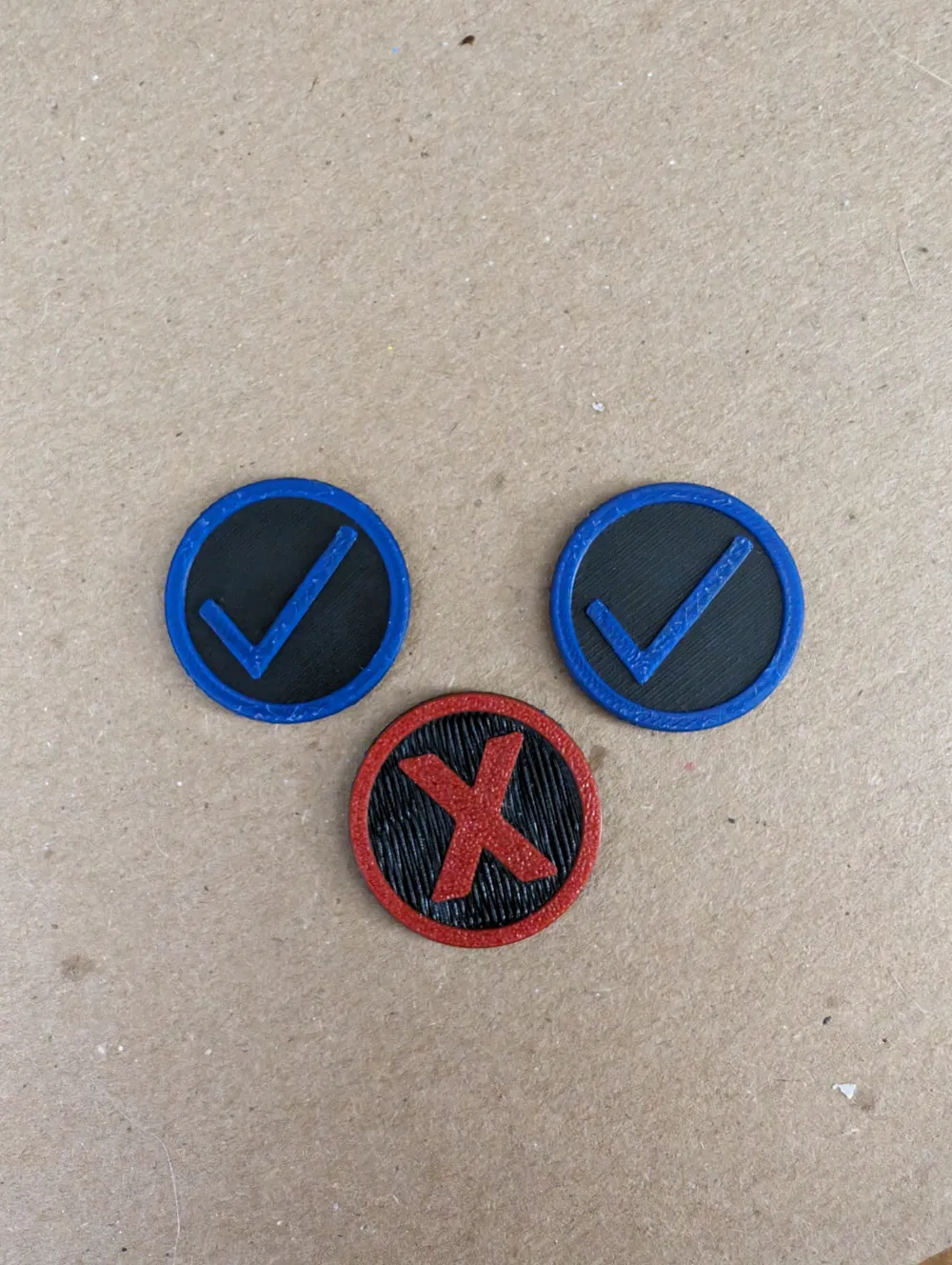 Double sided exhaust token by mjharrop - MakerWorld