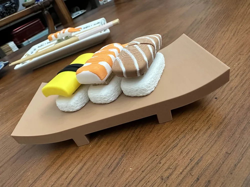 Sushi Plate for Sushi Fidget Clickers by rain3Drop maker MakerWorld ...