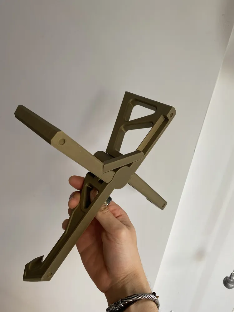 Foldable laptop stand 3.0 - Free 3D Print Model - MakerWorld