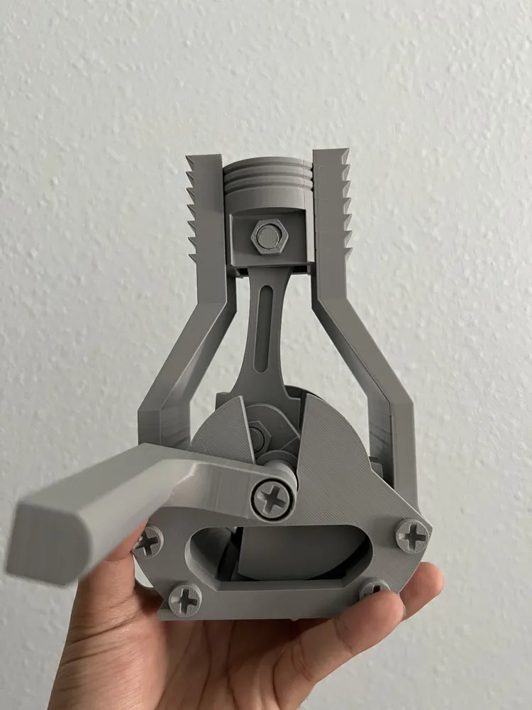 Single Piston Engine - Fully Printed Buildable Kit by Whopper Printing ...