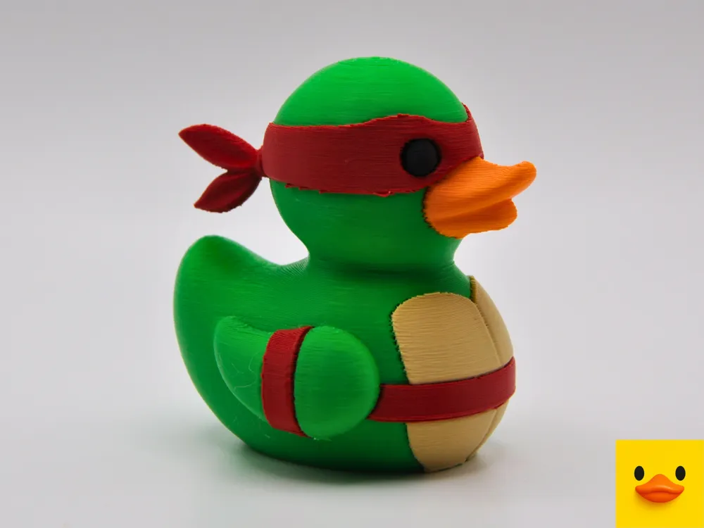 Teenage Mutant Ninja Turtle Duck - Free 3D Print Model - MakerWorld