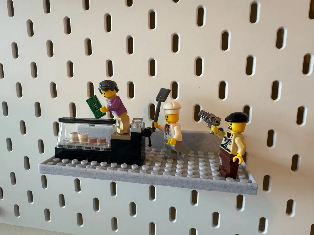 Customizable LEGOs Display Shelves for IKEA SKÅDIS - Free 3D Print ...