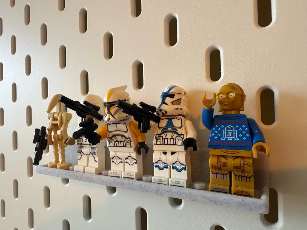 Customizable LEGOs Display Shelves for IKEA SKÅDIS - Free 3D Print ...