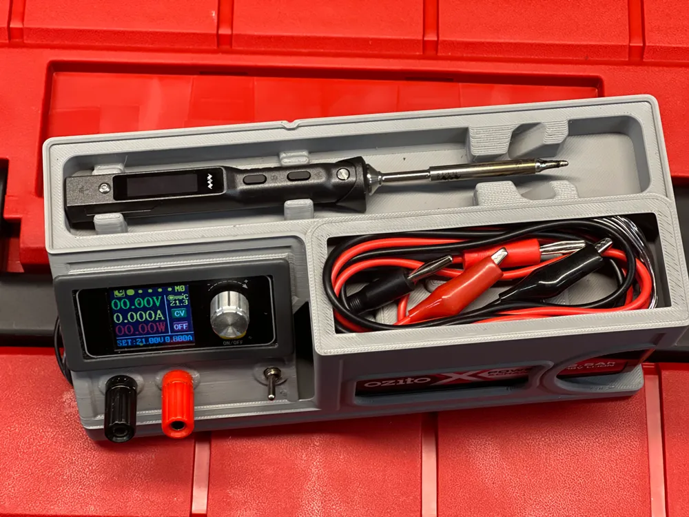 TS100 / TS101 Gridfinity Soldering Station by Taylor Hay - MakerWorld