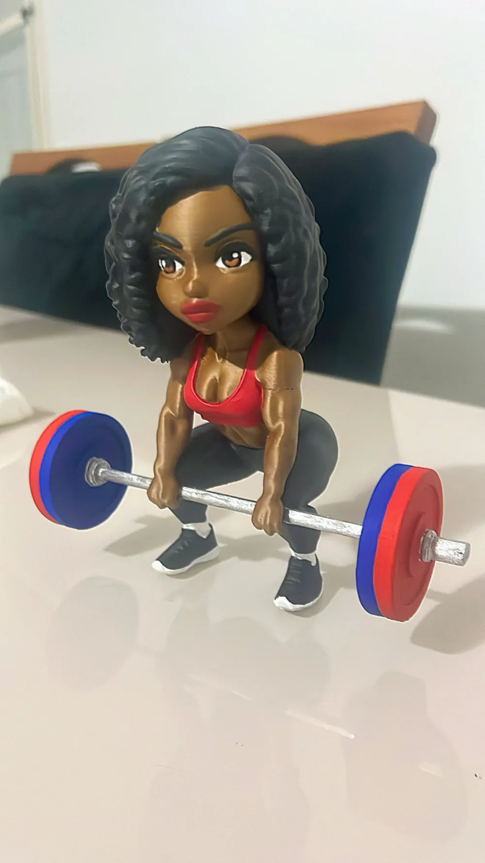 Girl fitness gym chibi by leandroknot MakerWorld: Download Free 3D Models