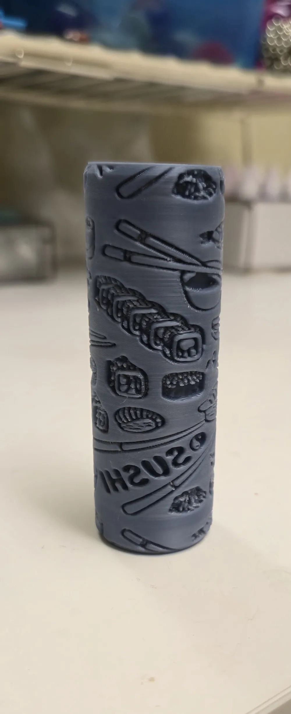 Sushi Texture Roller for clay by 3D4me MakerWorld: Download Free 3D Models