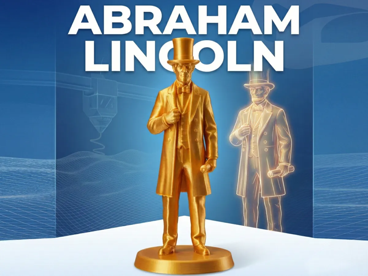 Abraham Lincoln – Standing Historical Figure - Free 3D Print Model ...