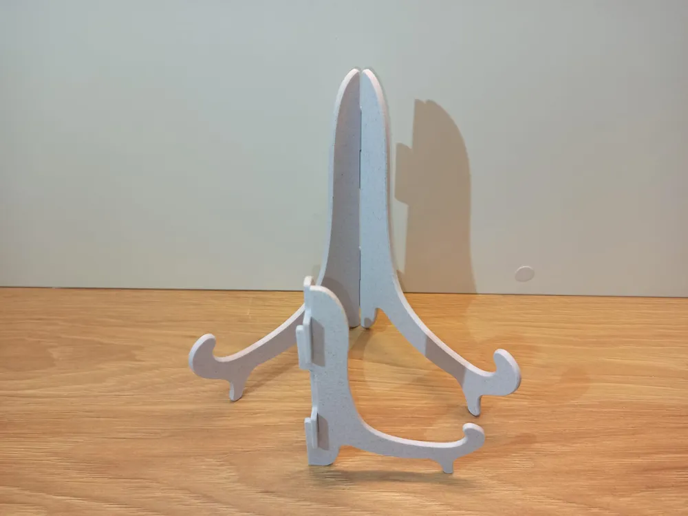 Display stand for plates/pictures/discgolf disc V2 - Free 3D Print ...