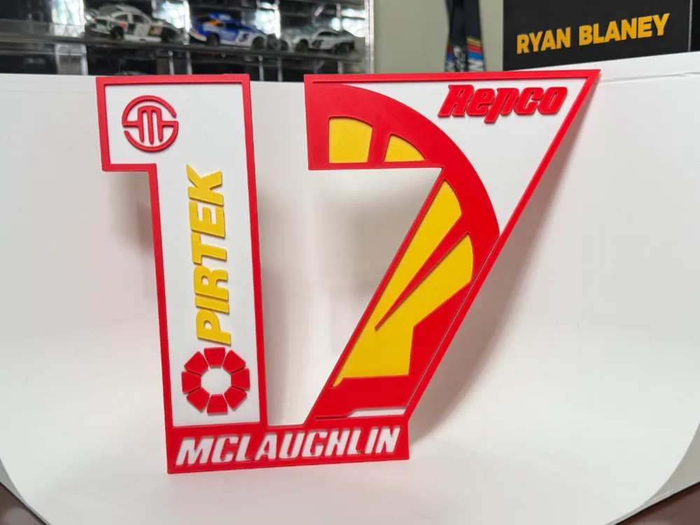 Scott McLaughlin Australian Supercars 17 Shell - Free 3D Print Model ...