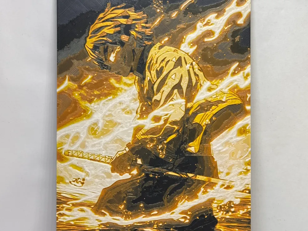 Zenitsu - Demon slayer Hue forge by Stampabile MakerWorld: Download ...