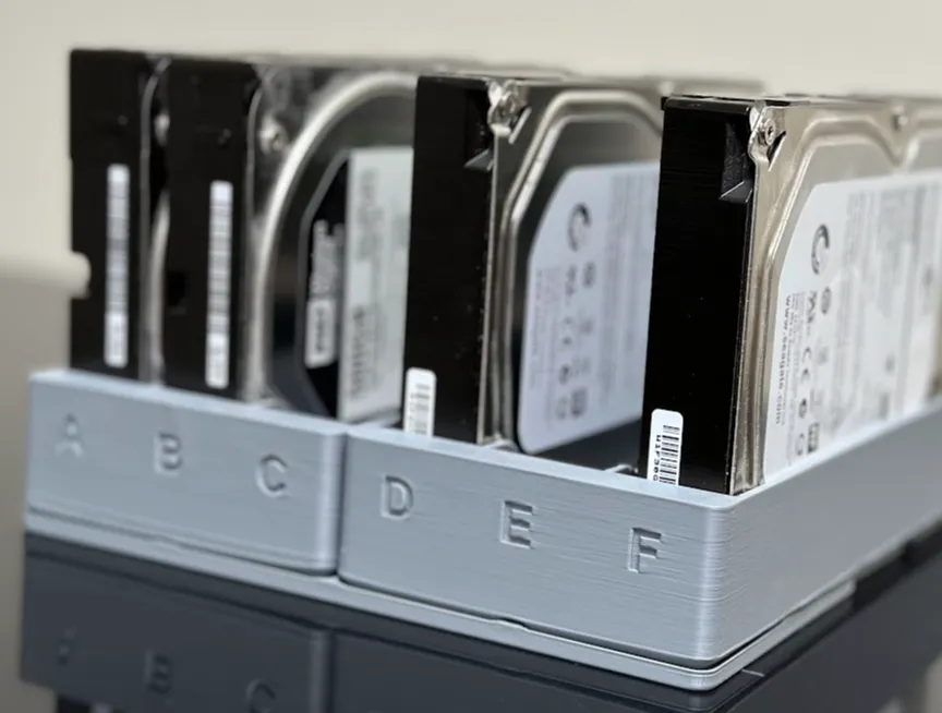 Gridfinity 3.5in hard drive (HDD) storage stand Remixed by ...