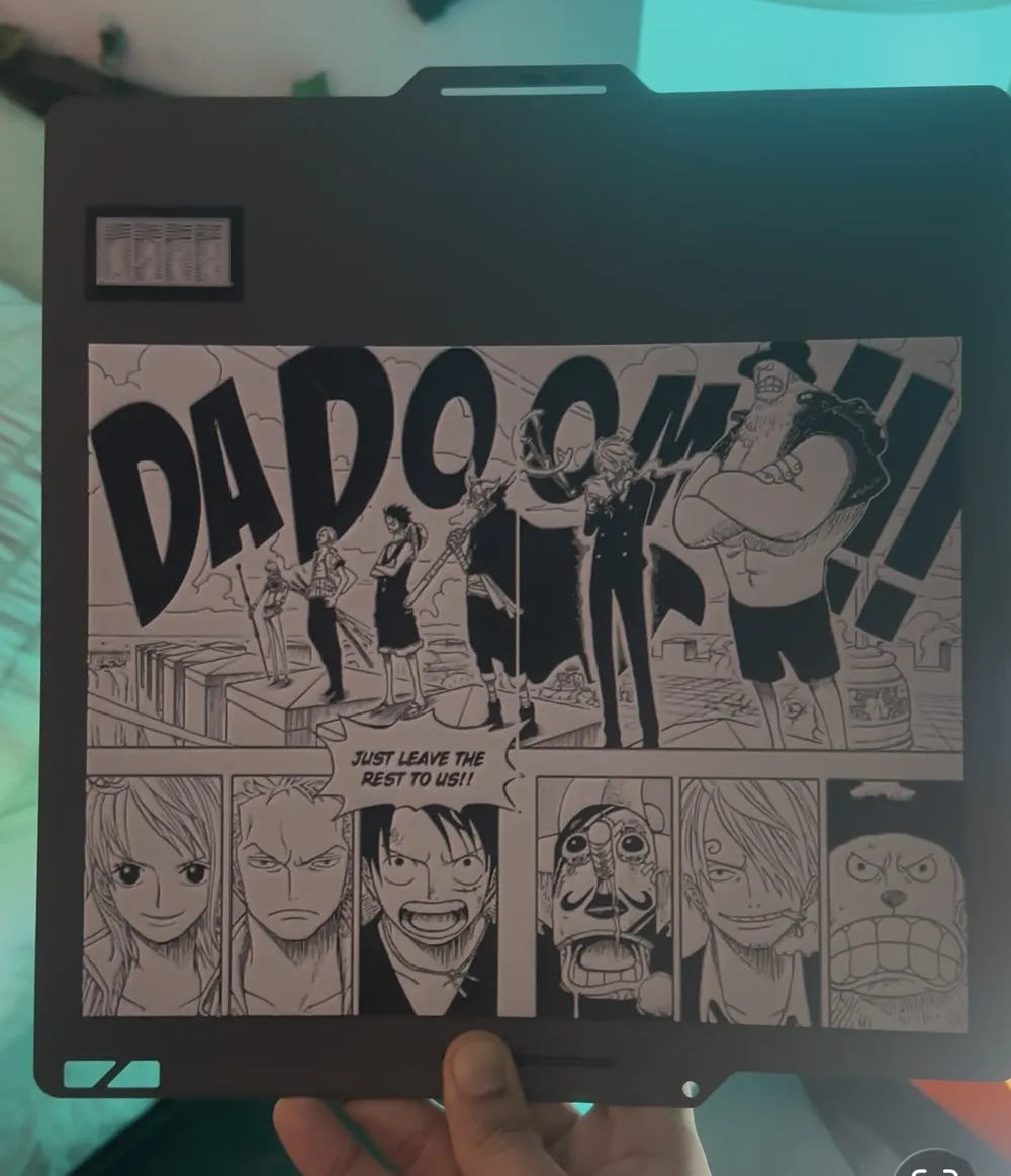 Enies Lobby Iconic Scene Manga Panel - Free 3D Print Model - MakerWorld