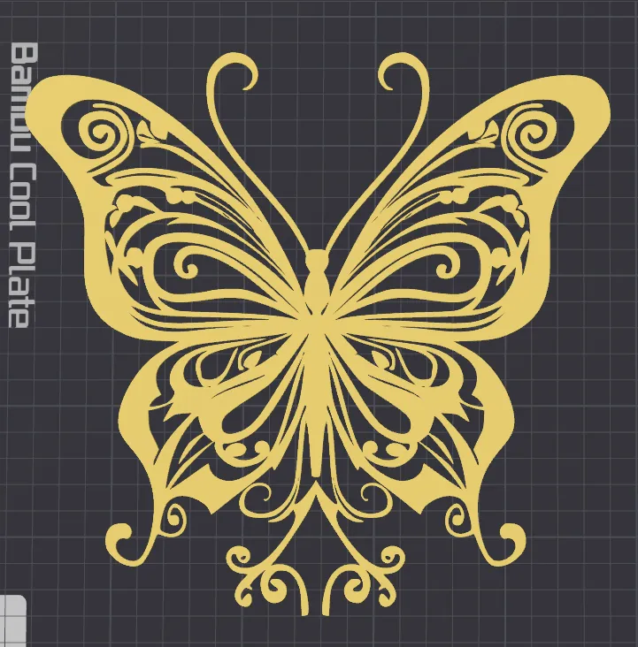 2D Butterfly Wall Art by angry-p1pMakerWorld: Download Free 3D Models