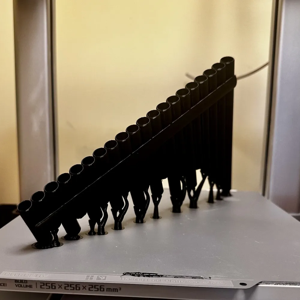 厄瓜多尔Rondador排箫 Em调 - 免费 3D 打印模型 - MakerWorld